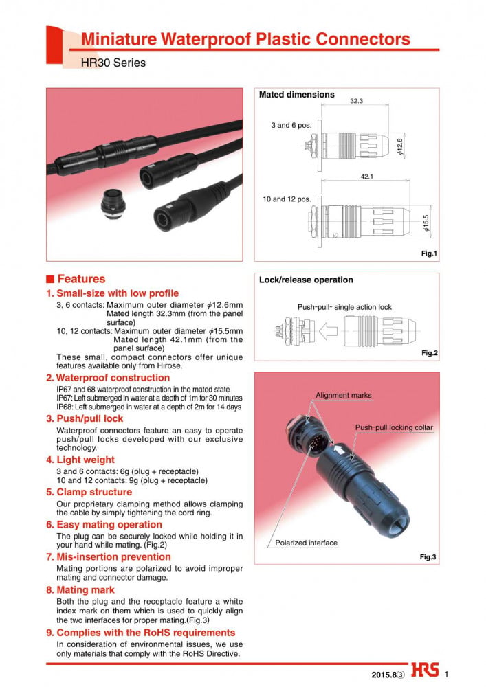HRS HR30 documentation page 1