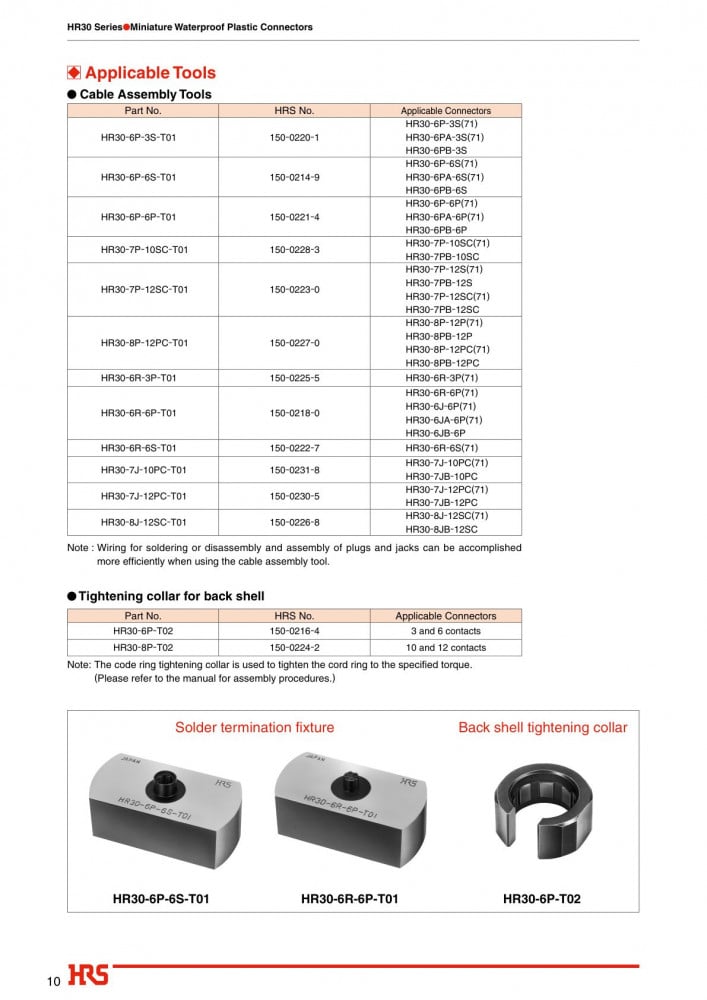 HRS HR30 documentation page 10