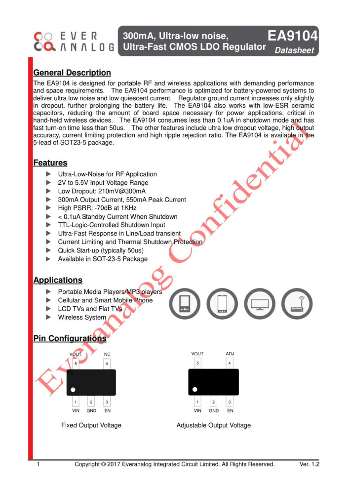 EA910418T5R datasheet page 1