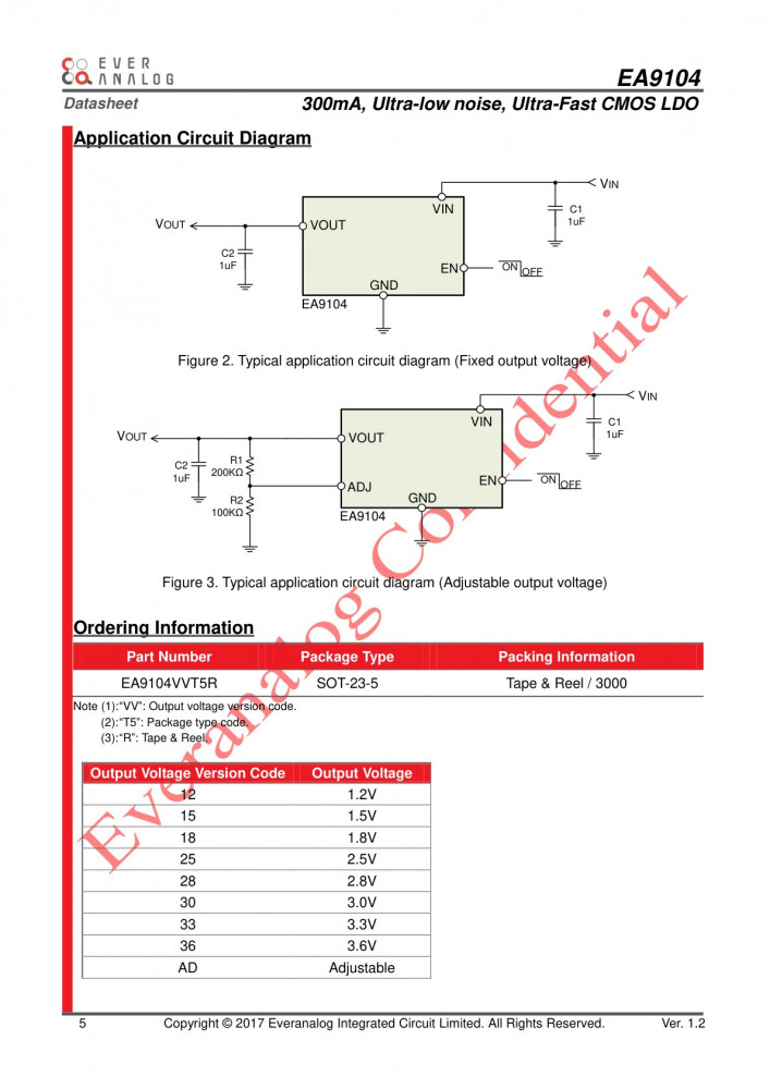 EA910418T5R datasheet page 5