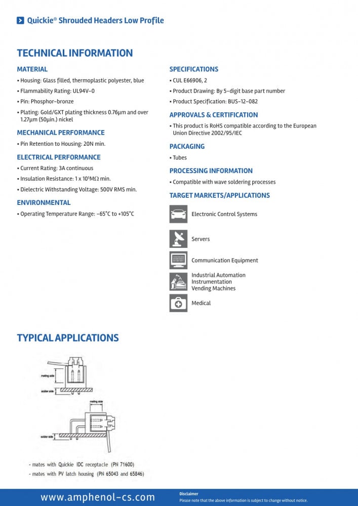 Amphenol Quickie documentation page 2
