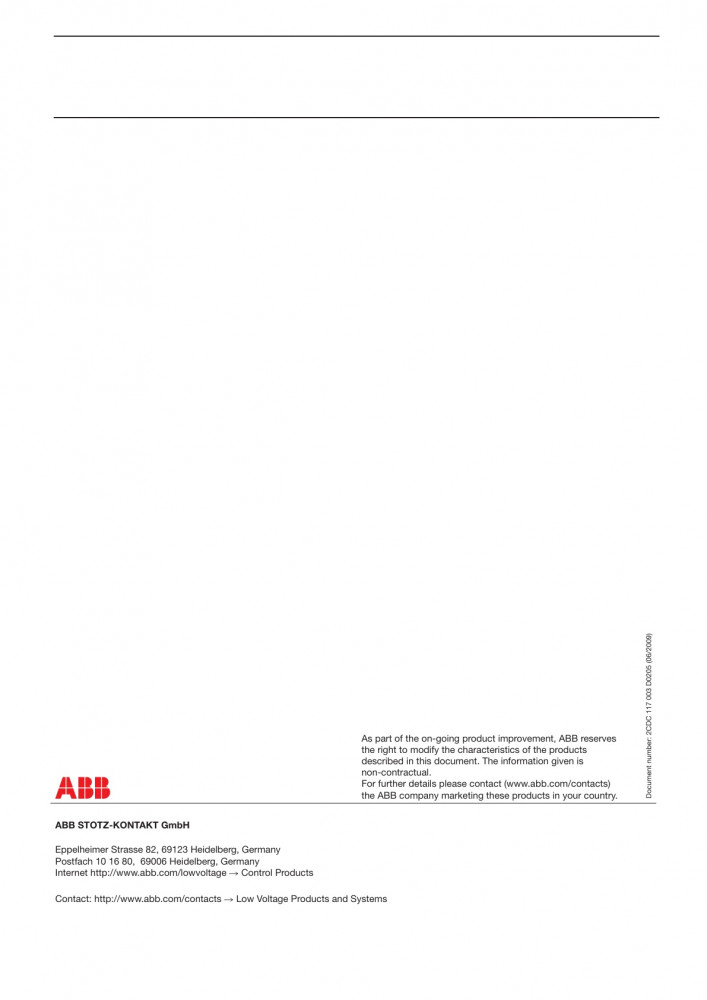 ABB CR-U technical document page 7