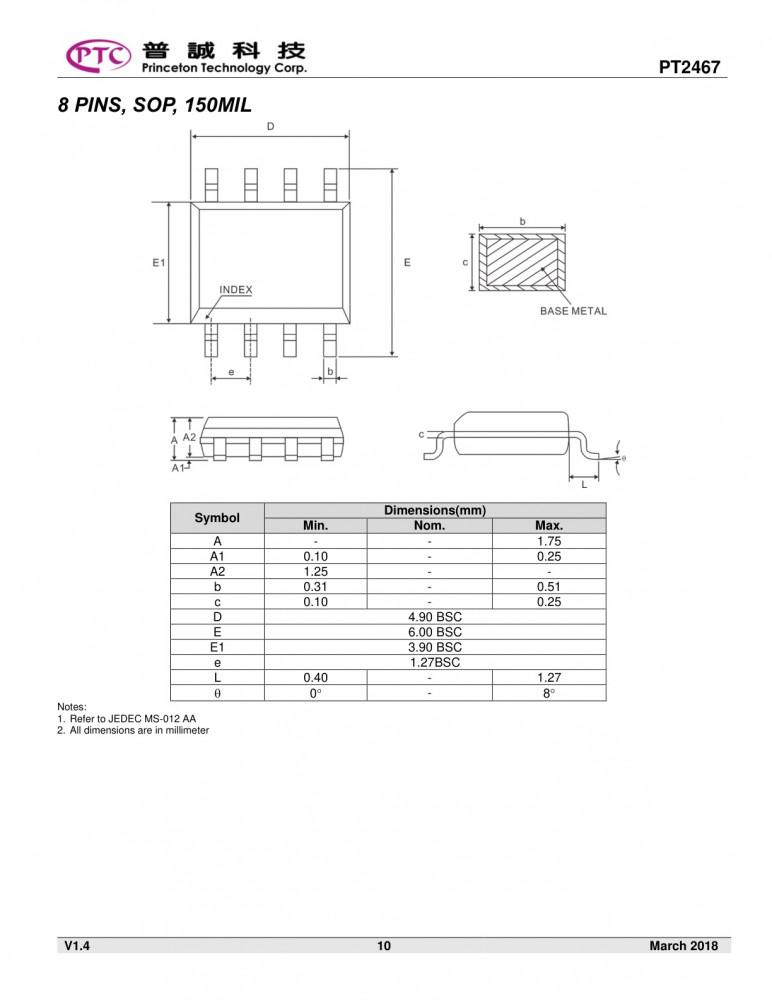 PT2467-S datasheet page 10