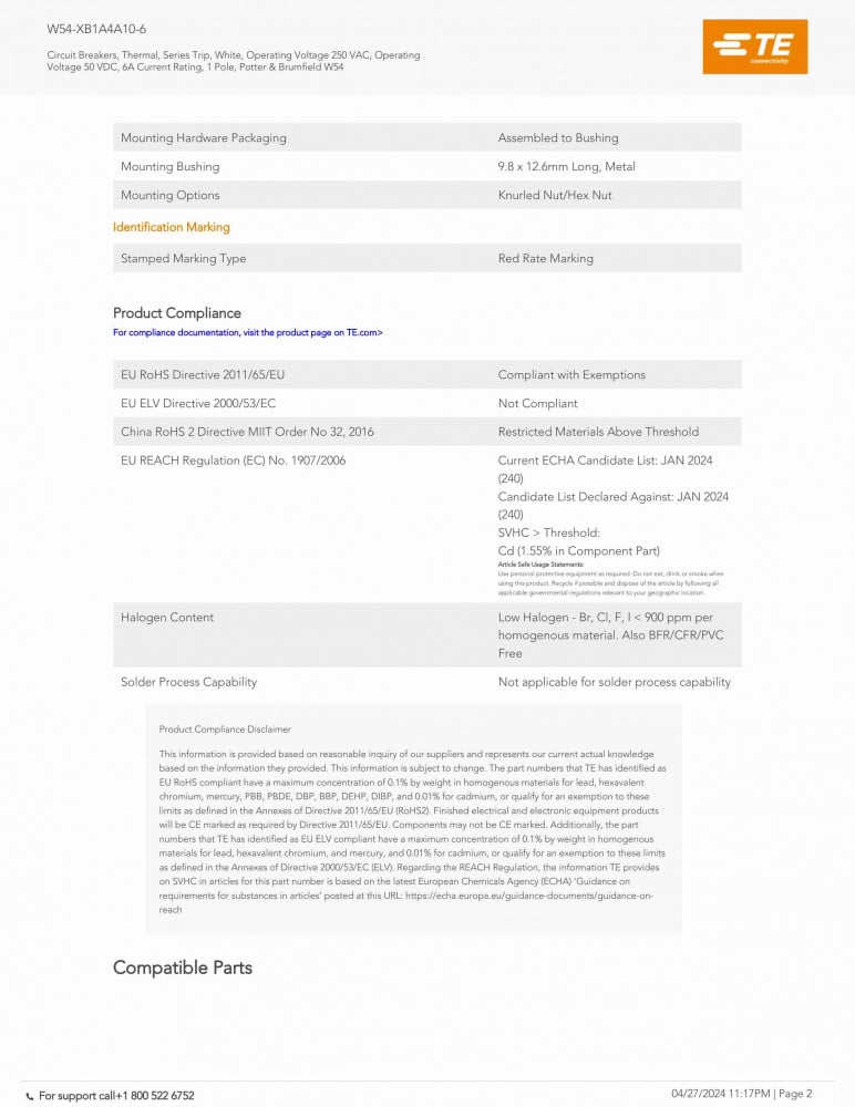 1423674-3 technical document page 2