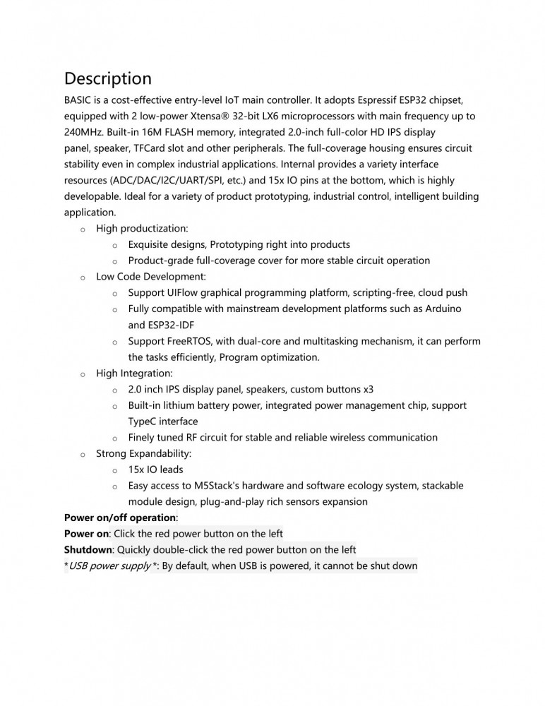 K001-V27 technical document page 2