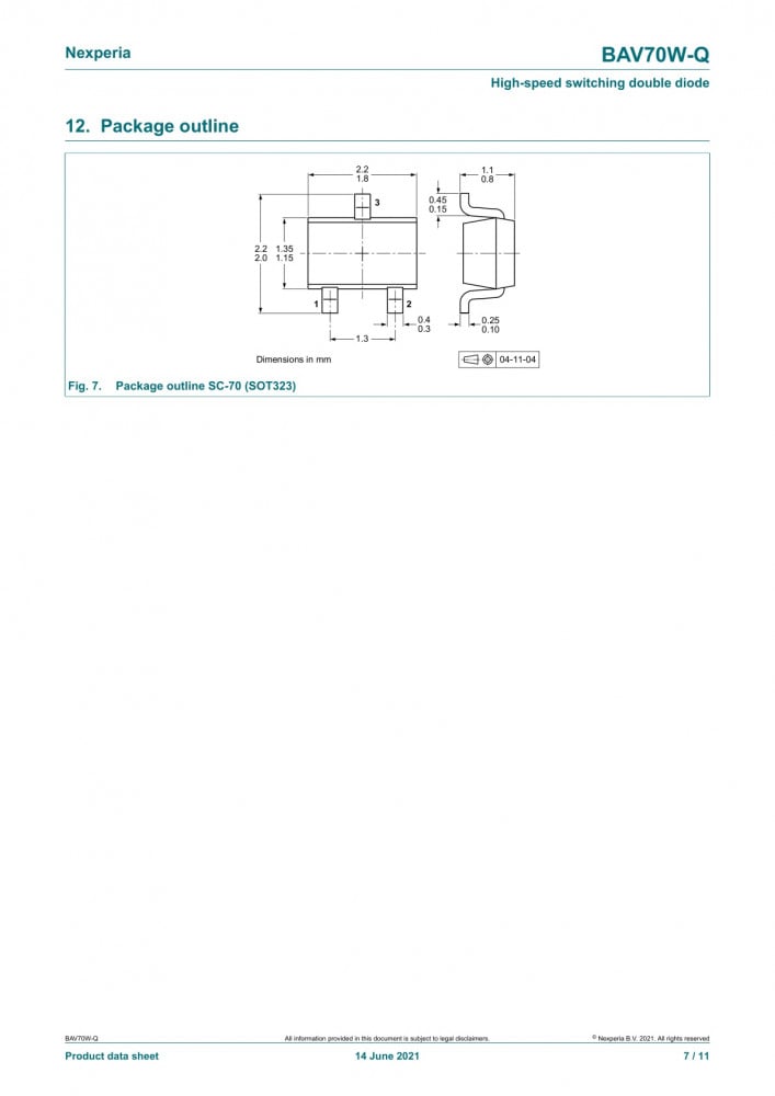 BAV70W-QX datasheet page 7