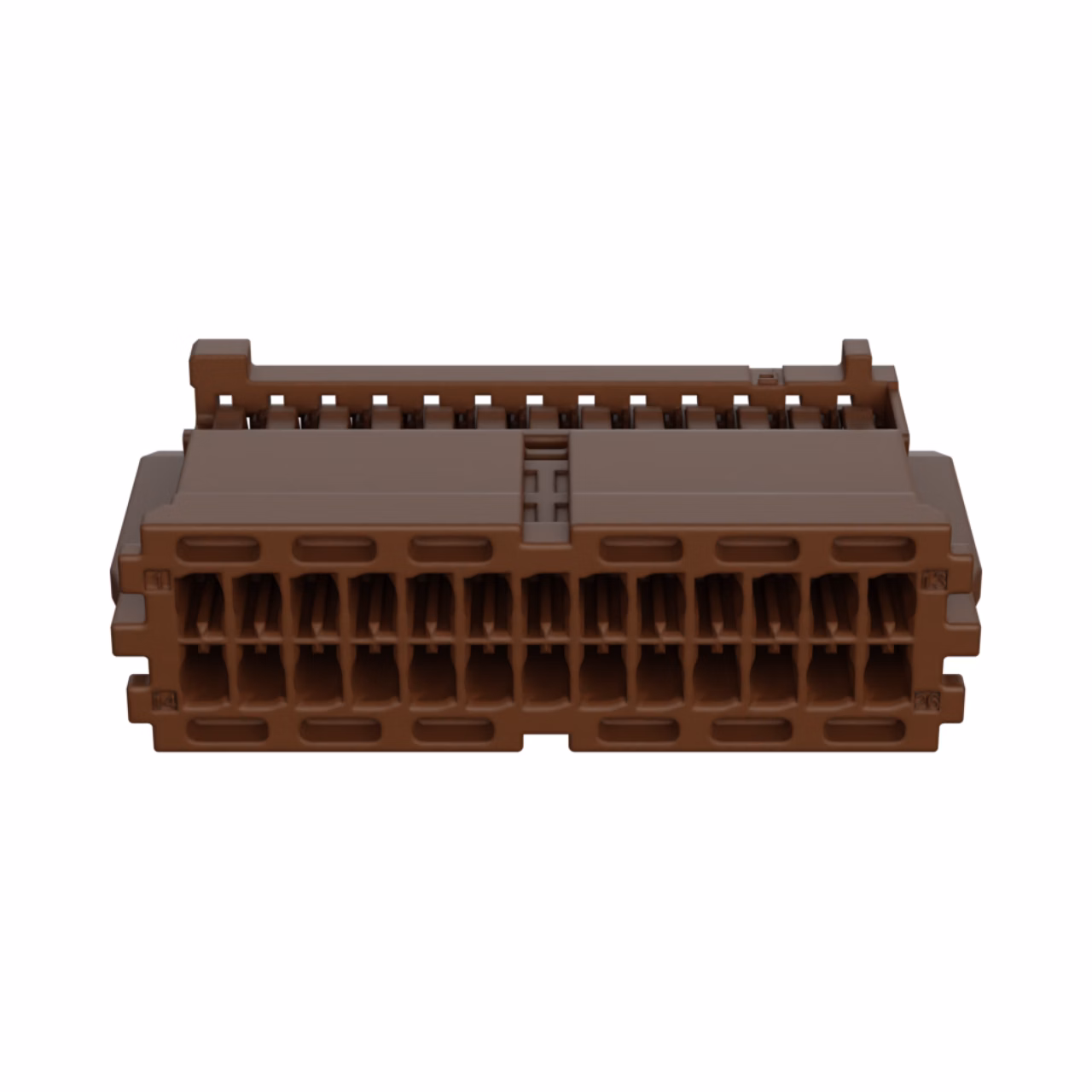 MX-DaSH CTX50 Terminal Receptacle Cartridge, 26 Circuits, Keying Option F, Brown for sale