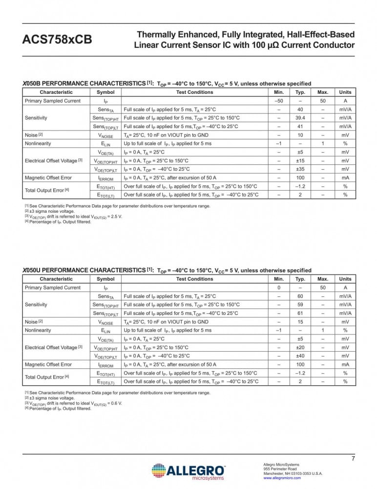 ACS758 datasheet page 7