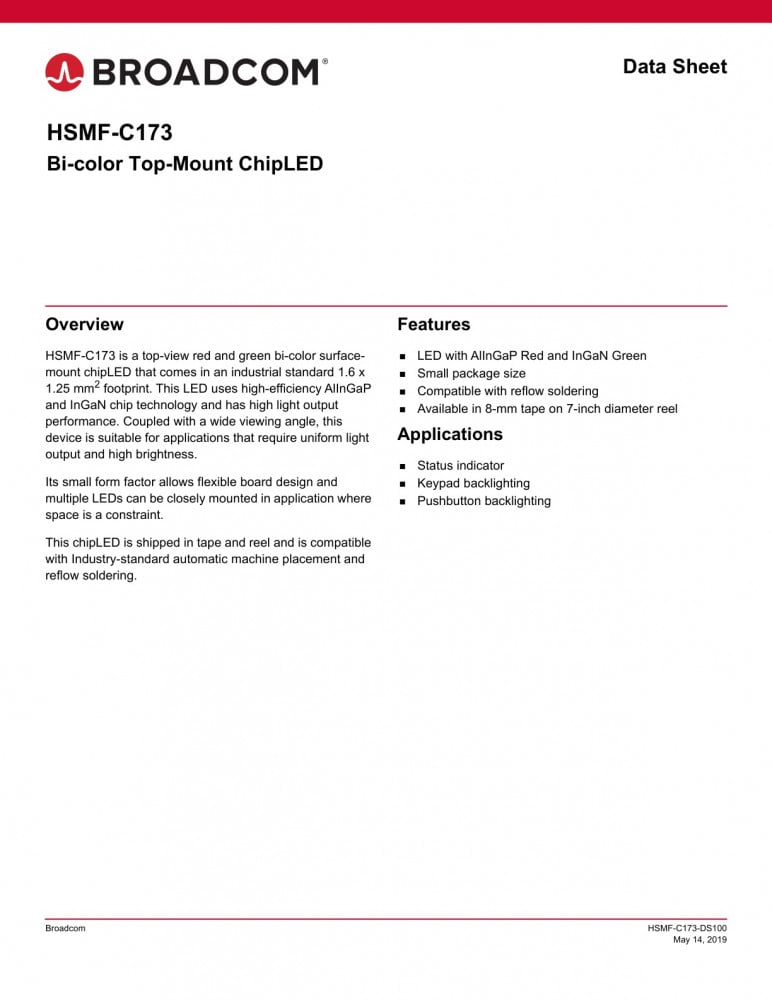 HSMF-C173 document page 1