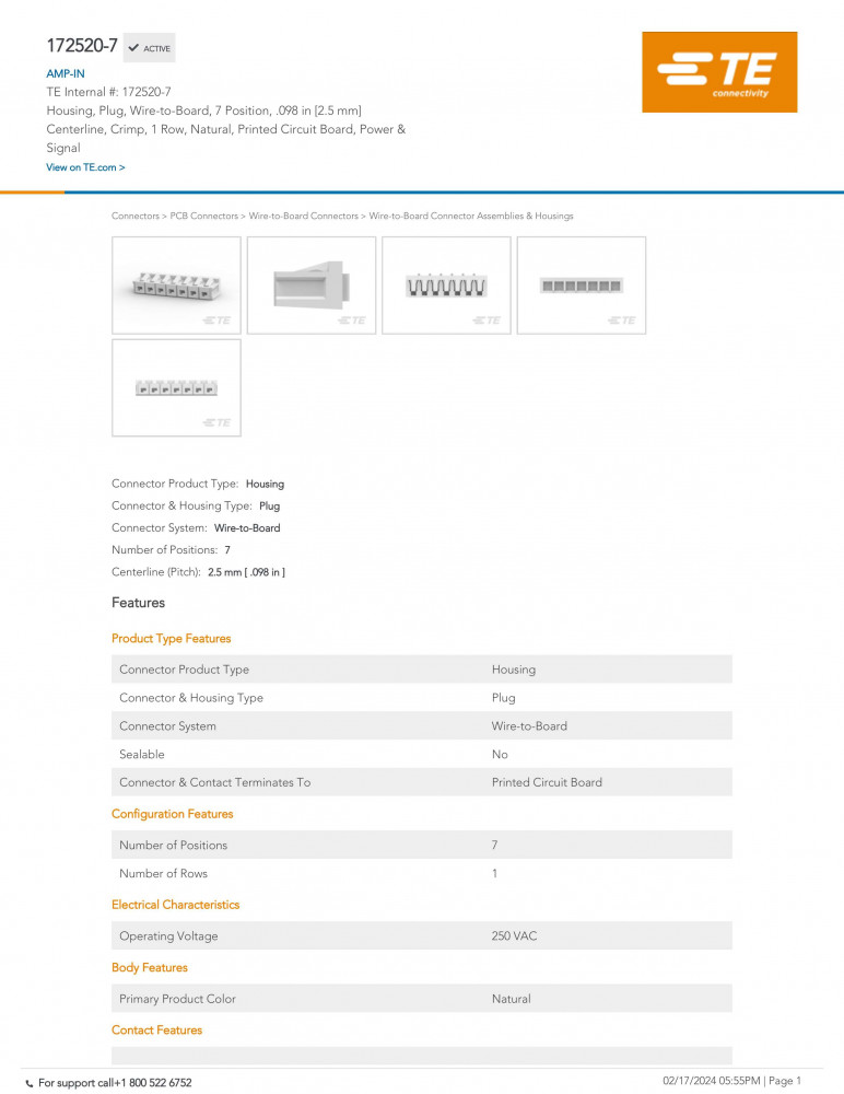 172520-7 technical document page 1
