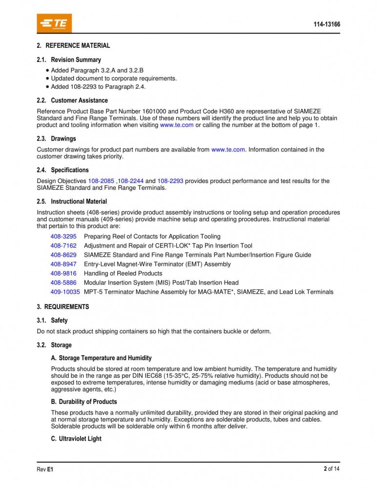 SIAMEZE application specification page 2