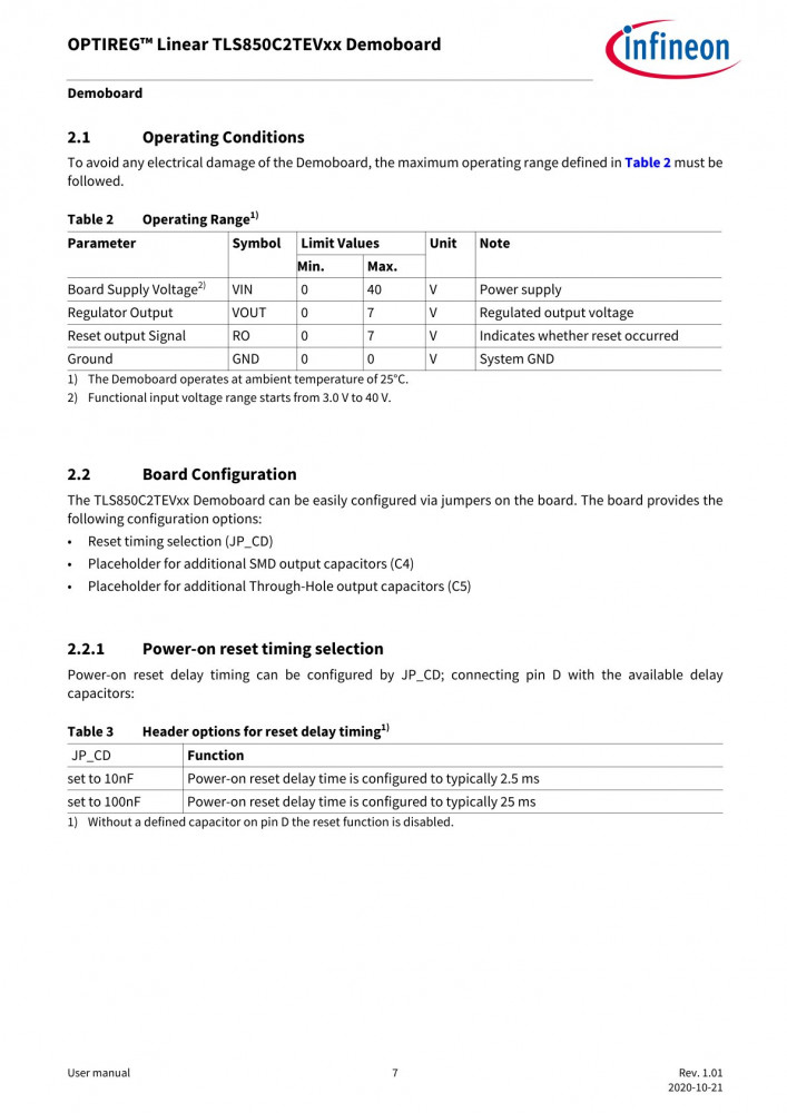 TLS850C2TEVxx demoboard document page 7