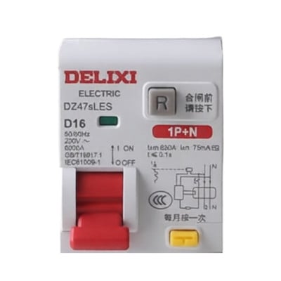 Delixi Electric DZ47SLEN4D16 Miniature Residual Current Circuit Breaker