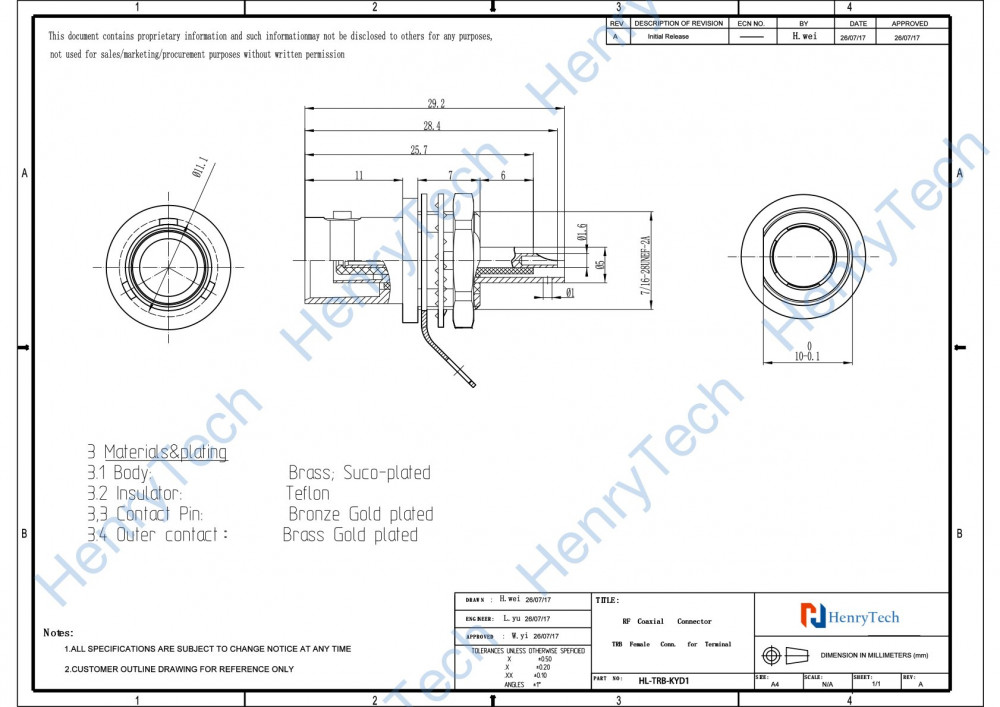 HL-TRB-KYD1 technical document page