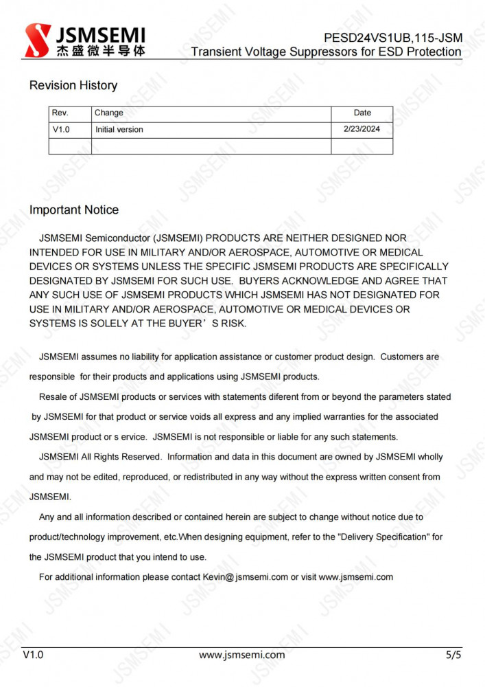 PESD24VS1UB,115-JSM datasheet page 5