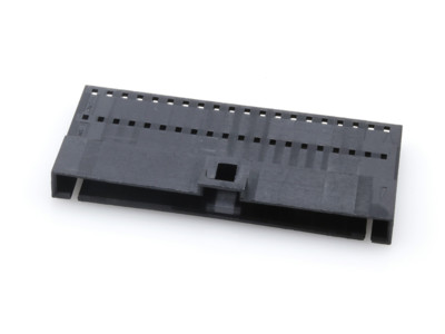 SL Wire-to-Wire Crimp Housing, Single Row, Version A, without Mounting Ears, 20 Circuits, Black for sale
