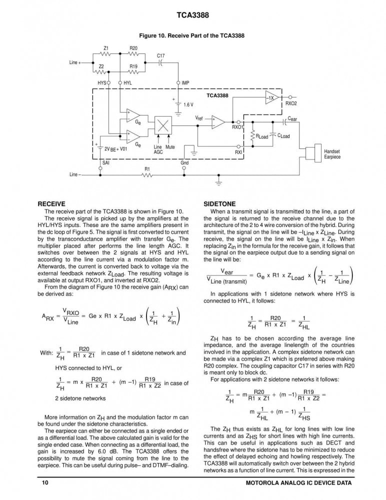 TCA3388 datasheet page 10