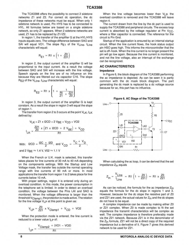 TCA3388 datasheet page 8