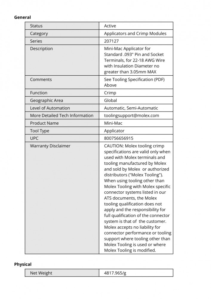 Product document page 2