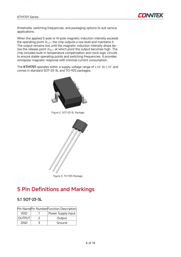 KTH1701 datasheet page 6