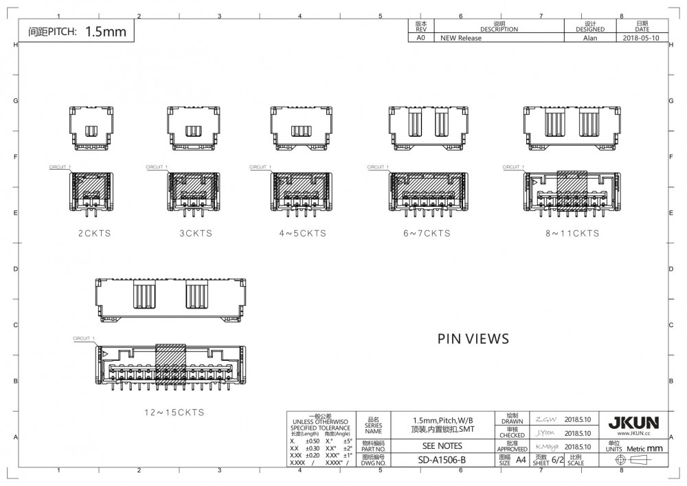A1506 series drawing page 2