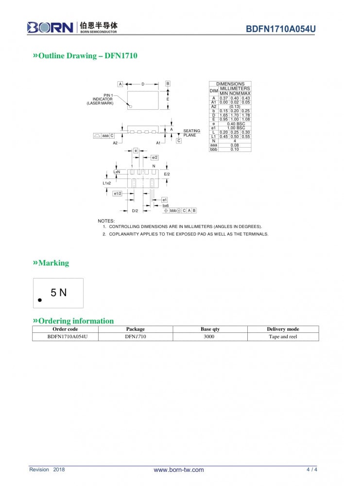 BDFN1710A054U datasheet page 4