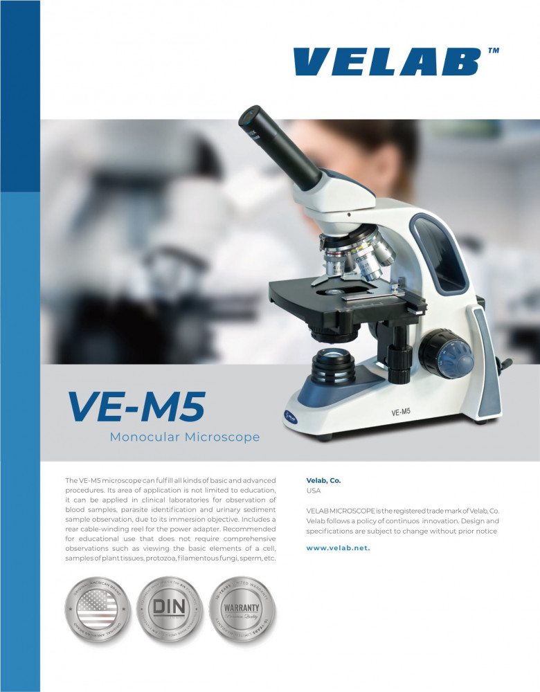 VE-M5 product document, page 1