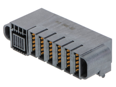 EXTreme EnergetiC Modular Right-Angle Receptacle Assembly, 31 Circuits (25 Signal/6 Power) with Solder Tail Mounting, with Guide for sale