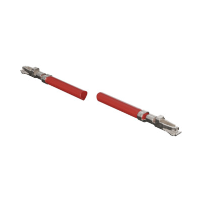 Pre-Crimped Lead Micro-Lock Plus 2.0 Female-to-Micro-Lock Plus 2.0 Female, Matte Tin (Sn) Plating, 150.00mm Length, 22 AWG, Red for sale