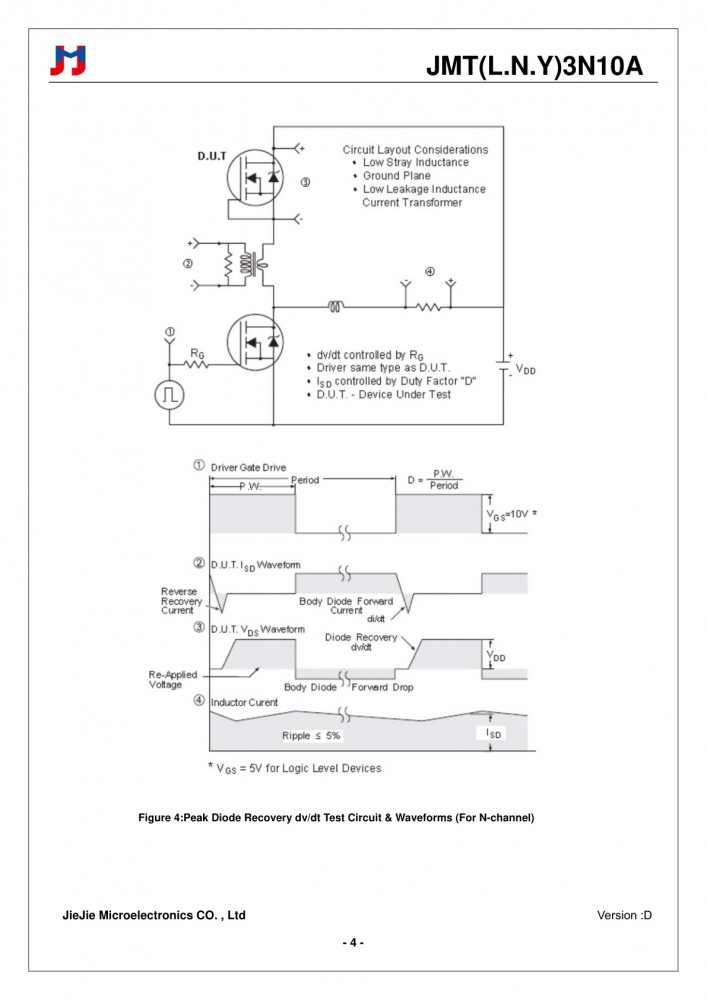 JMTL3N10A datasheet page 4
