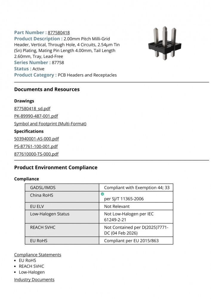 877580418 technical document page 1