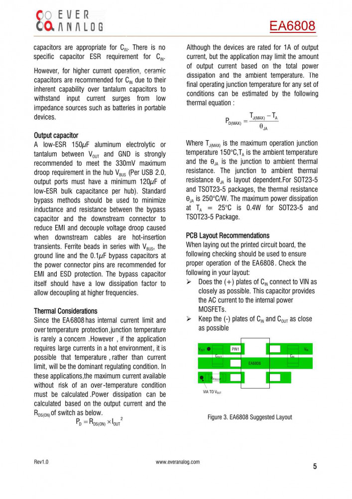 EA6808 datasheet page 5