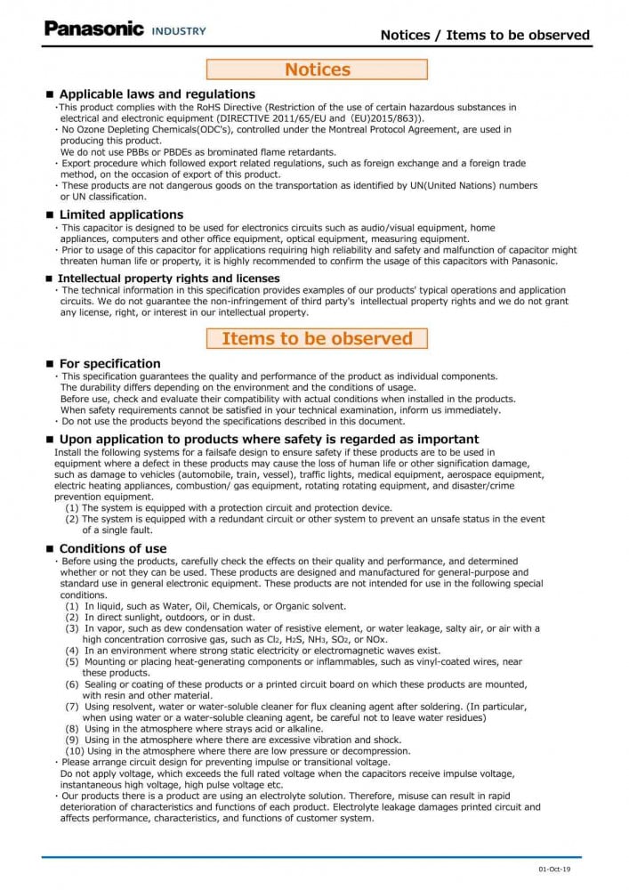 PANASONIC TA Series document page 4
