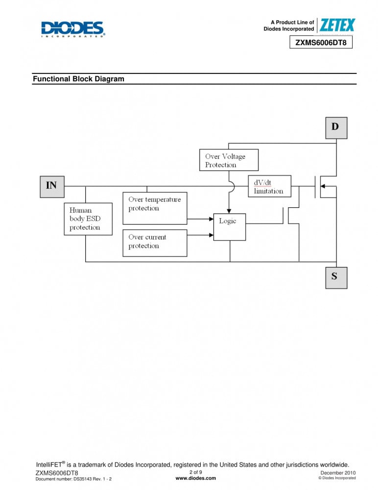 ZXMS6006DT8TA datasheet page 2