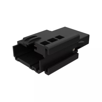2.54mm H-DAC 64, 6 Way Male Housing Assembly, Single Row, Polarization A, Black, with Xmas Tree Attachment for sale