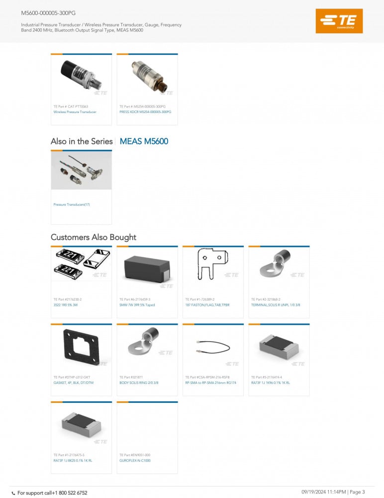 M5600-000005-300PG technical document page 3