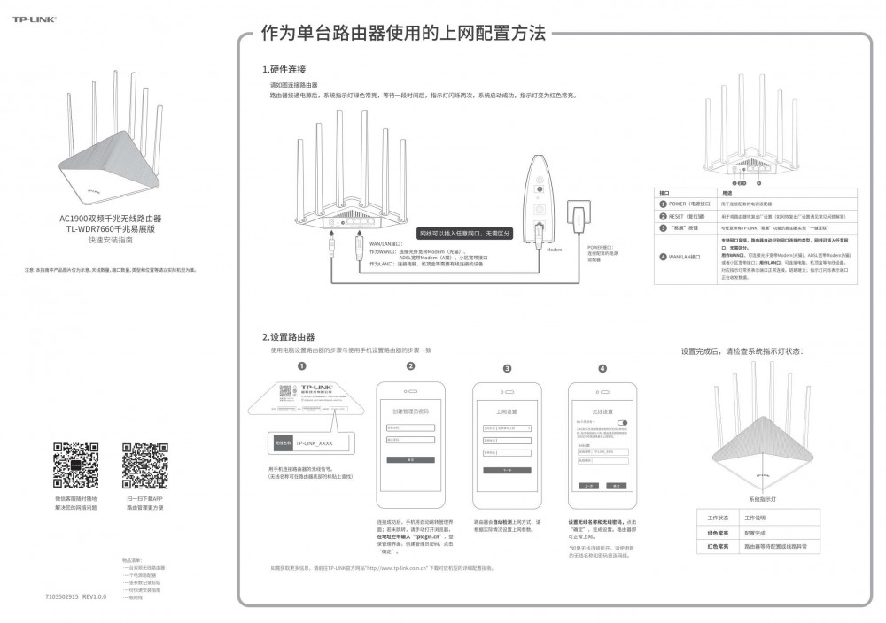 TL-WDR7660 documentation page 1