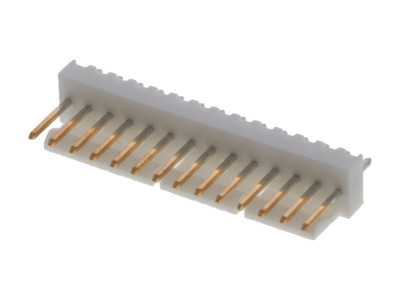KK 254 Solid Header, Vertical, with Friction Lock, 14 Circuits, 0.51µm Gold (Au) Plating, 3.56mm Tail Length, Bag for sale
