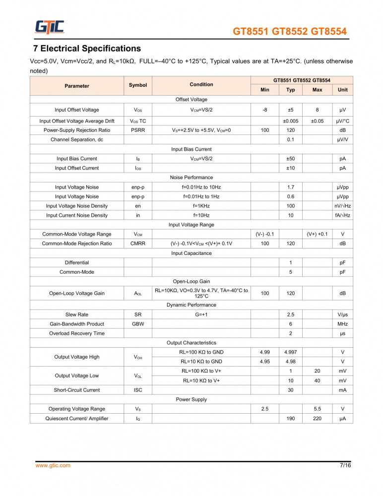 GT8552P8 datasheet page 8