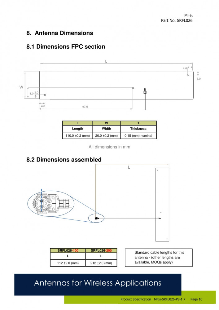 SRFL026 datasheet page 10