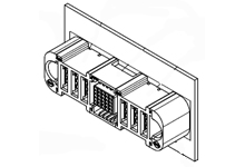 2.00mm, 5.50mm Pitch EXTreme Ten60Power Vertical Receptacle Assembly with Guide Receivers, 25 Signal Circuits, 4 DC Power Circuits