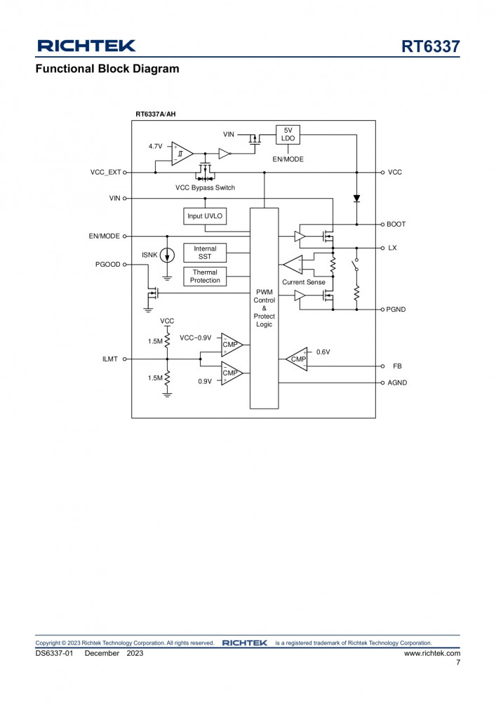 RT6337 datasheet page 7