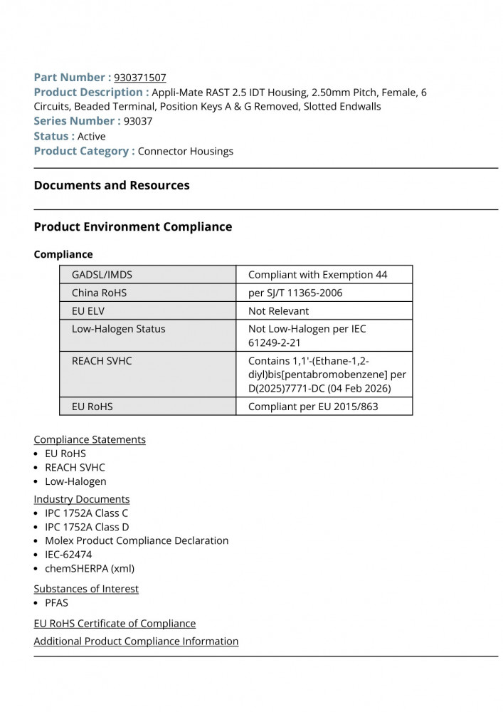 930371507 product document page 1