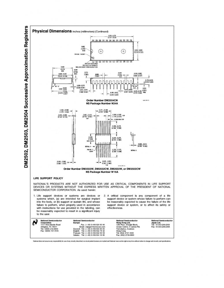 2504DM/B datasheet page 9