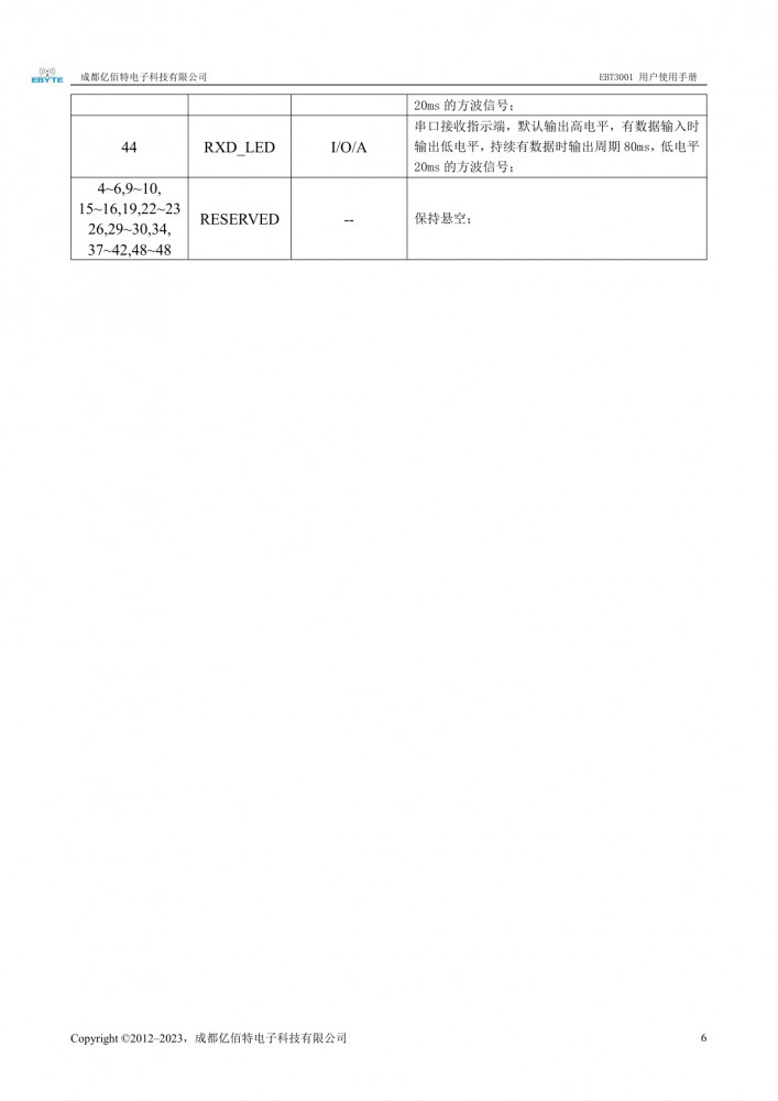 EBT3001 manual page 7