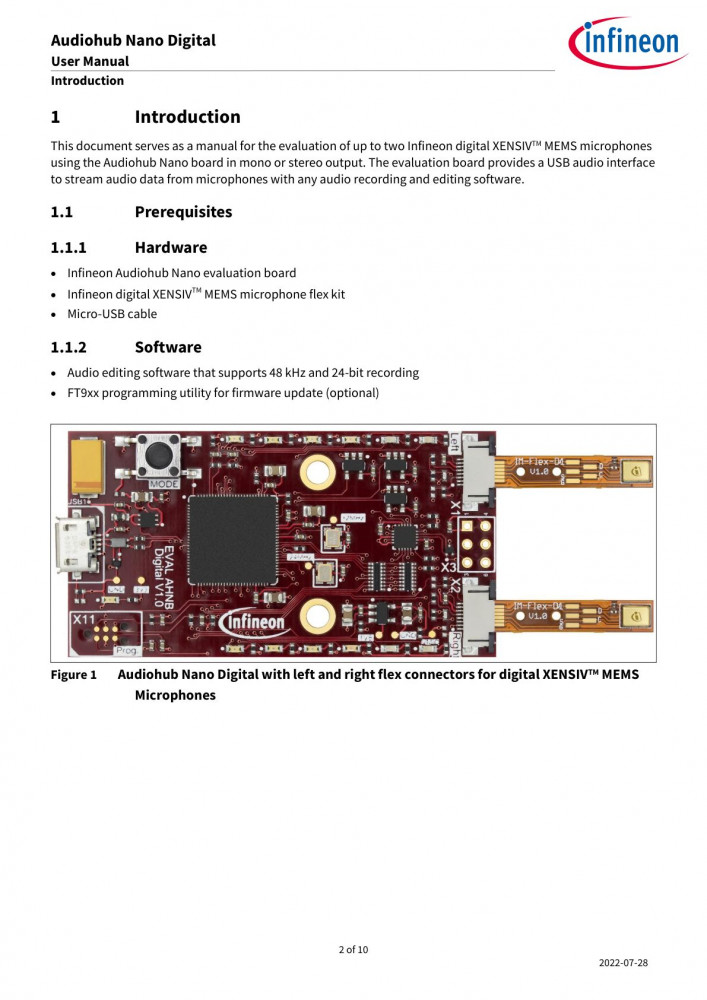 Audiohub Nano Digital manual page 2