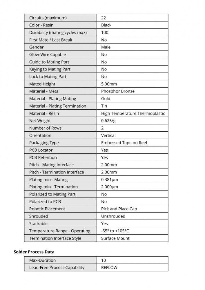MOLEX 877590018 technical document image 3