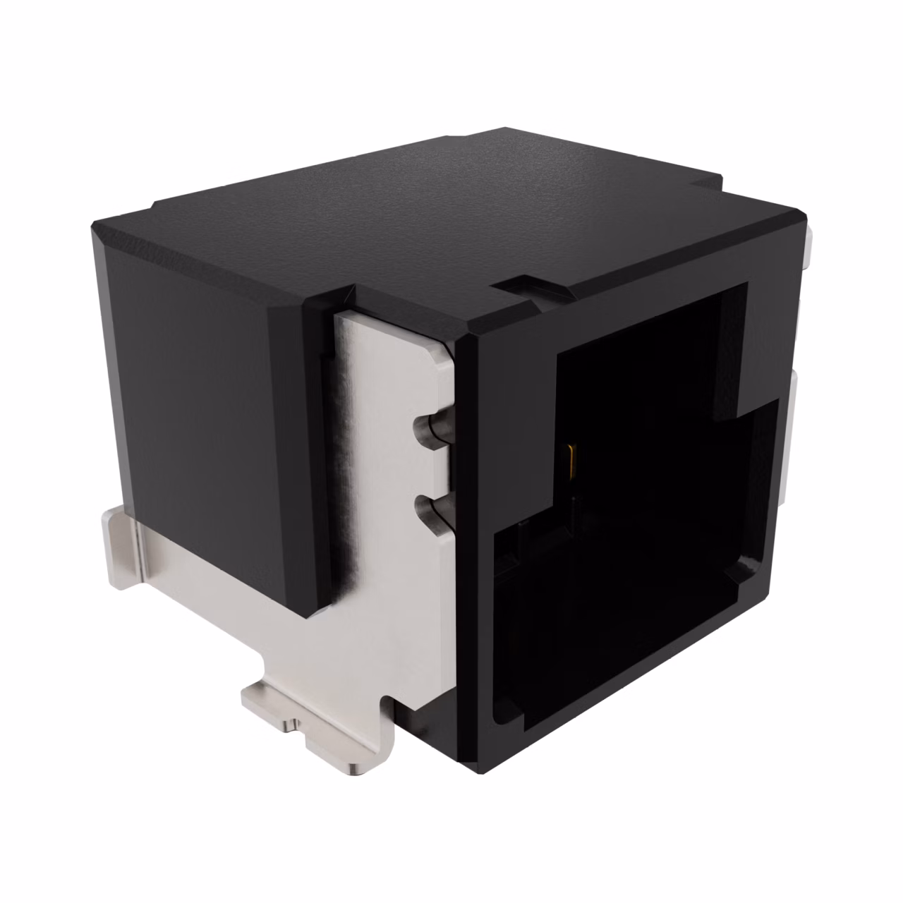 1.00mm Pitch, Rely-On PCB Header, Single Row, Right-Angle, Surface Mount, 0.38µm Gold (Au) Plating, Inner Positive Lock, 4 Circuits, Black for sale