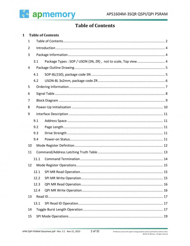 APS1604M-3SQR-SN datasheet page 2