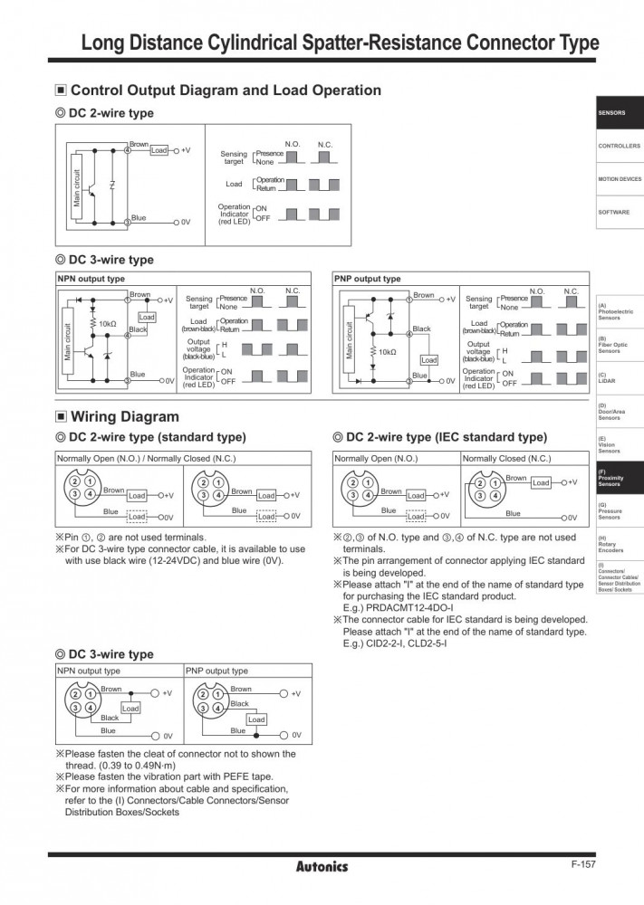 Autonics PRDACM18-7D dimensions
